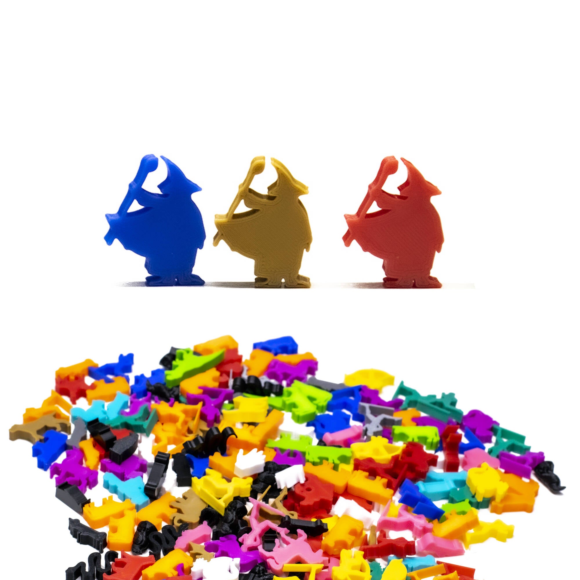 Mage, Wizard Meeple Figures – BoardGameSet